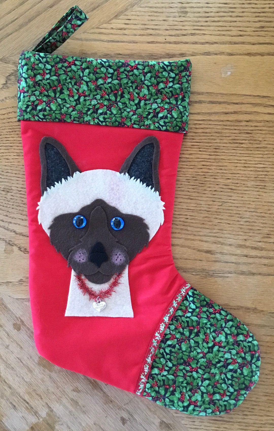 Siamese Cat #1 Christmas Stocking - Etsy