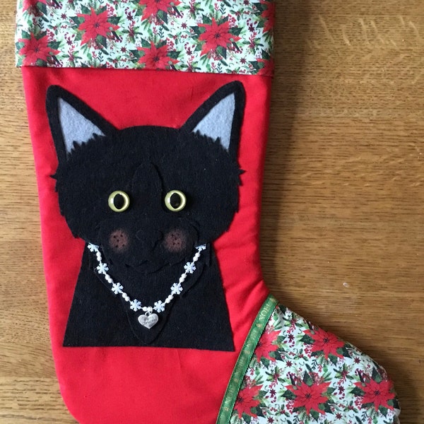 Cat Stocking - Etsy