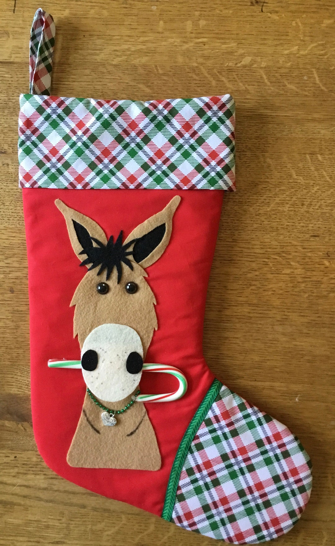 Buckskin Mule/donkey 10 Christmas Stocking - Etsy