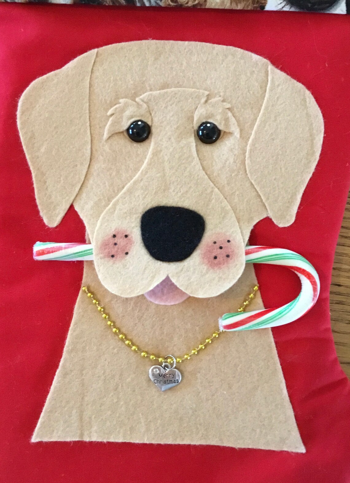 Yellow Lab Christmas Stocking - Etsy