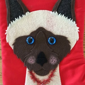 Siamese Cat #1 Christmas Stocking - Etsy