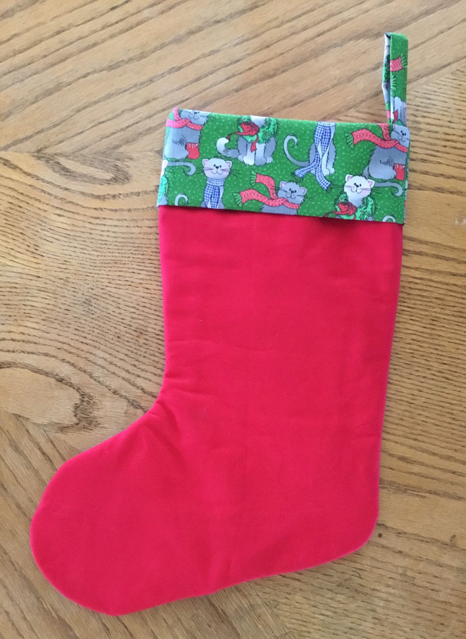 Siamese cat 1 Christmas stocking | Etsy