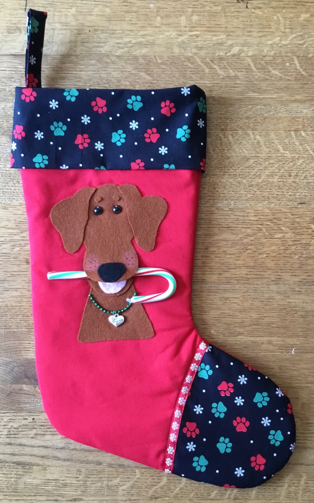 Dachshund #1 Christmas Stocking - Etsy