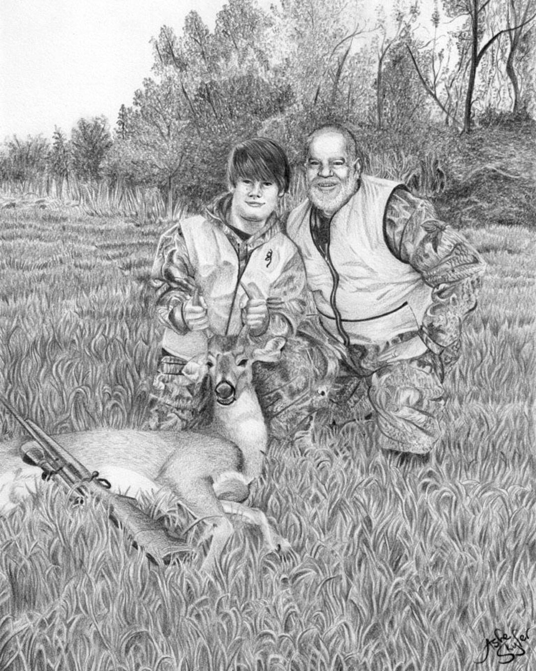 Custom Hand Drawn Pencil Drawings, Illustrations, and Portraits of ...