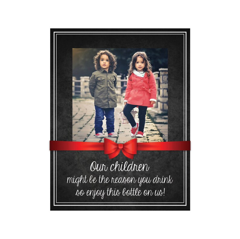 Funny Gift for Teacher / Personalized Christmas Wine Labels / Our ...