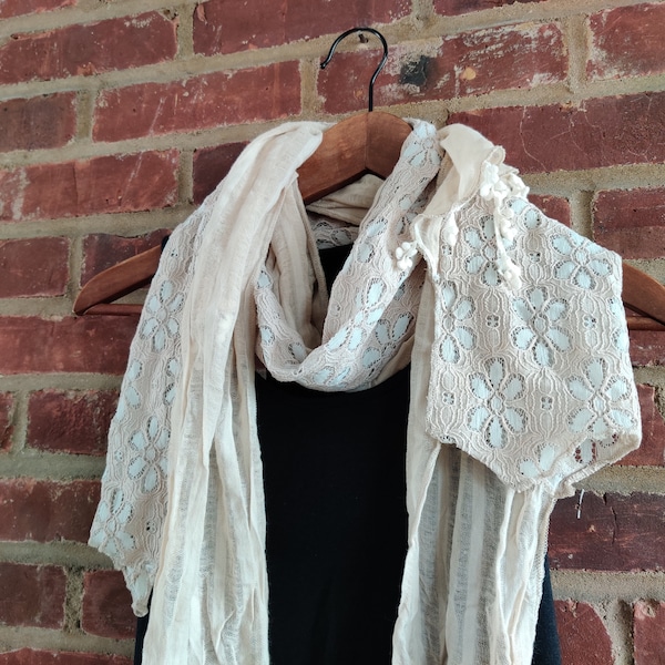 Lace Scarf - Etsy