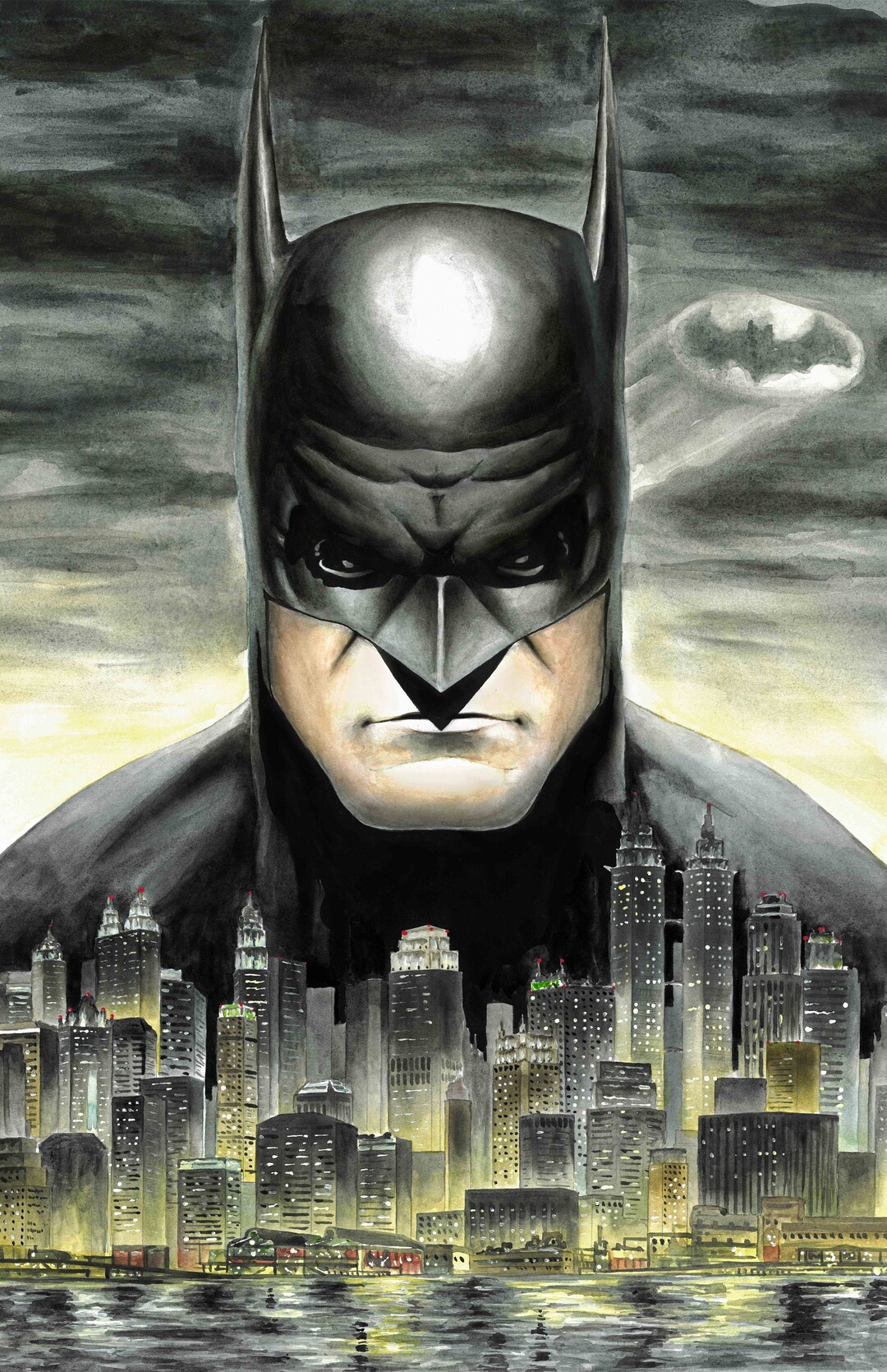 Batman, Gotham City, Print - Etsy