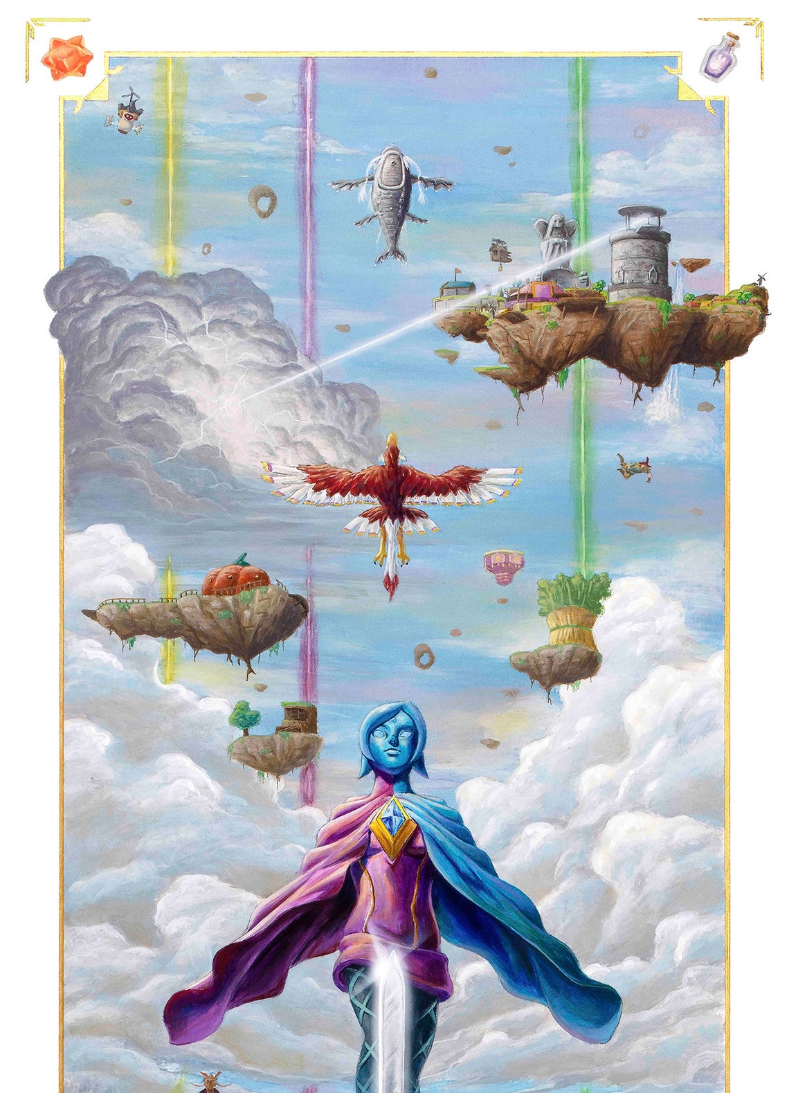 Legend of Zelda 'skyward Sword', Print - Etsy