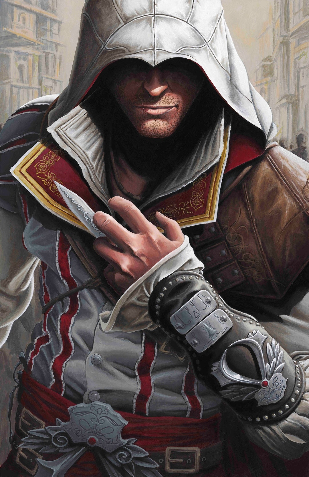 Assassin's Creed Ezio Portrait, Print - Etsy