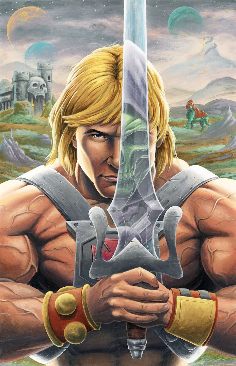 He-man, Original Painting - Etsy