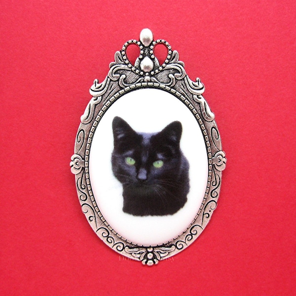 Cat Cameo Brooch - Etsy