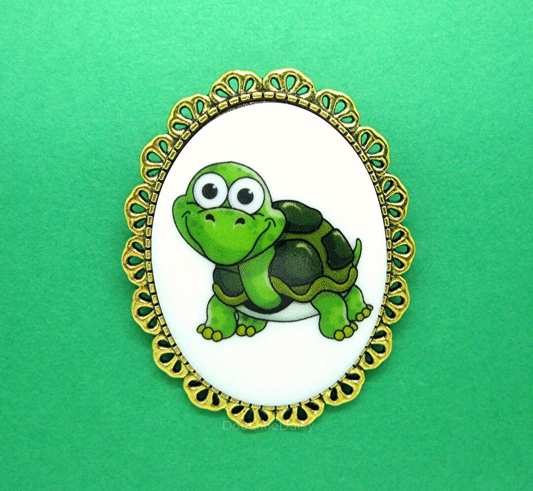 Pretty Precious Porcelain PORCELAIN smiling Turtle Cameo Costume ...