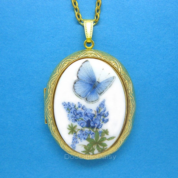 Locket Butterfly - Etsy