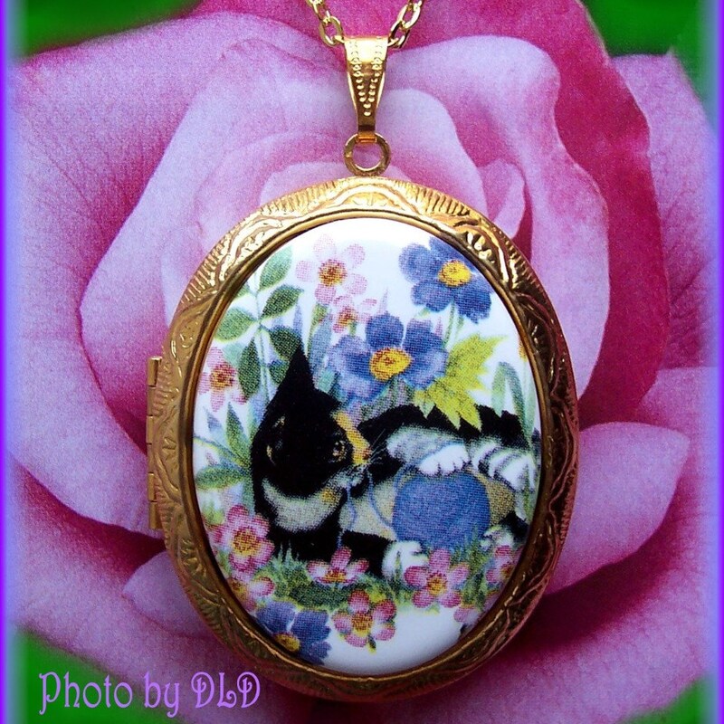 Cat Cameo Necklace - Etsy