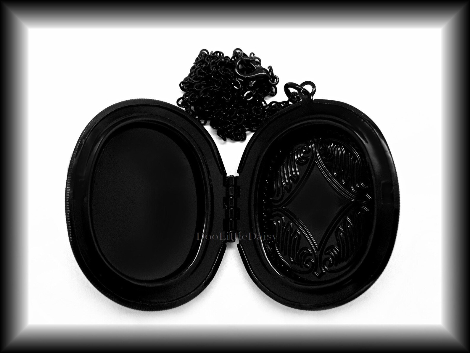 Gothic Black Bird Raven and BLACK CAT on Ivory Cameo Goth Emo Halloween ...