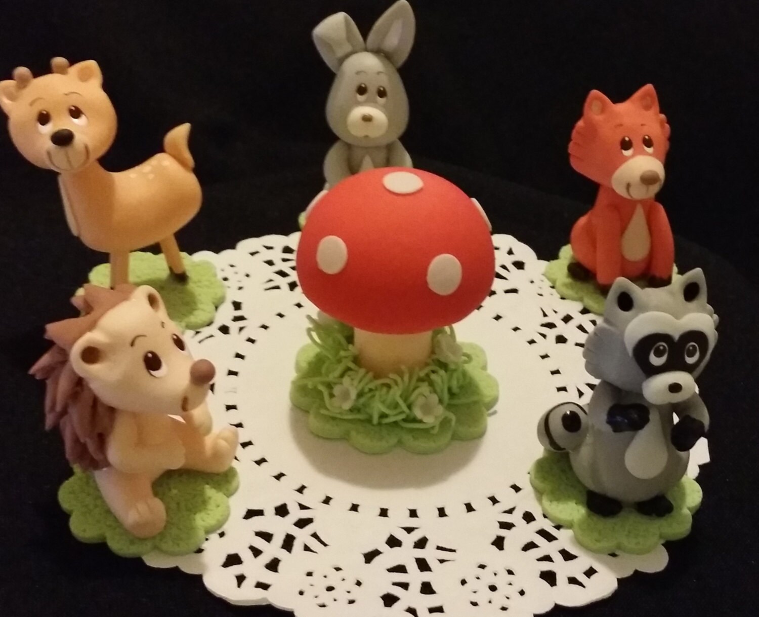 Forest Animals Woodland Cake Topper Woodland Baby Shower - Etsy