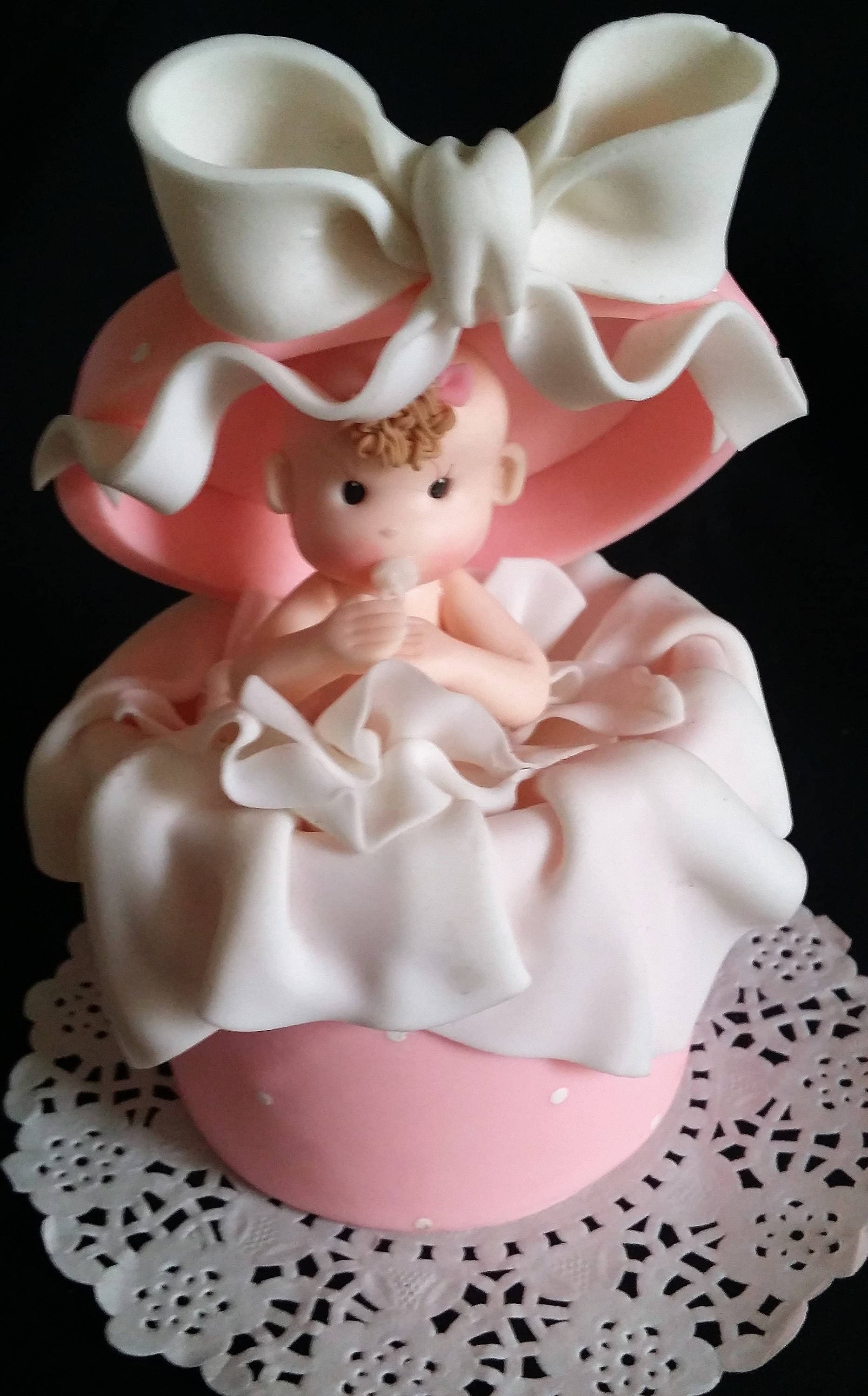 Baby Girl Cake Topper Baby Girl Surprise Box Cake Topper - Etsy