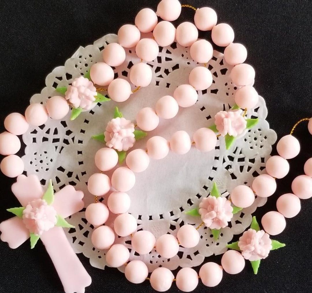 Rosary Cake Topper, First Communion Cake Topper, First Communion Favor ...