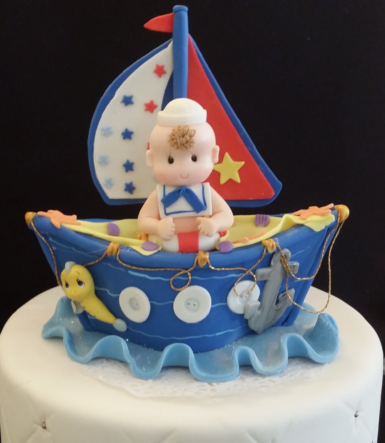 Nautical Cake Topper Nautical First Birthday Nautical Baby | Etsy