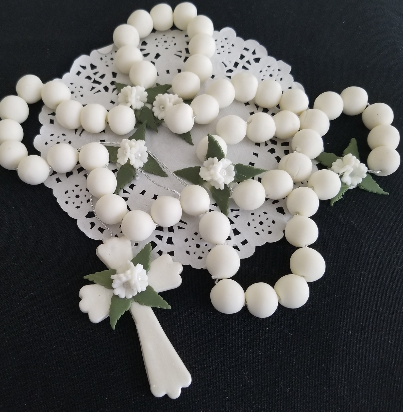 First Communion Cake Topper Rosary Cake Topper First - Etsy