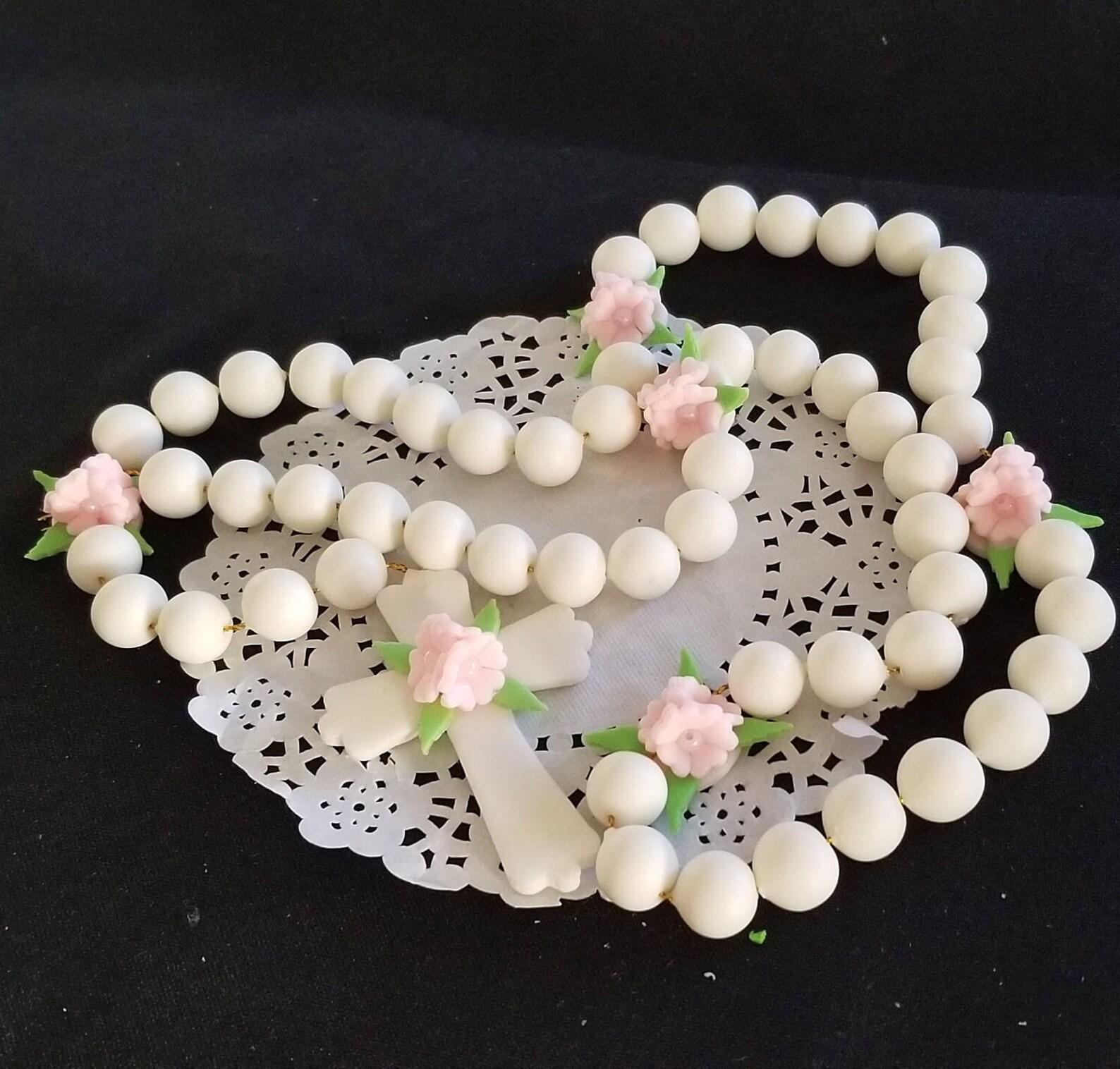 Rosary Cake Topper, First Communion Cake Topper, First Communion Favor ...