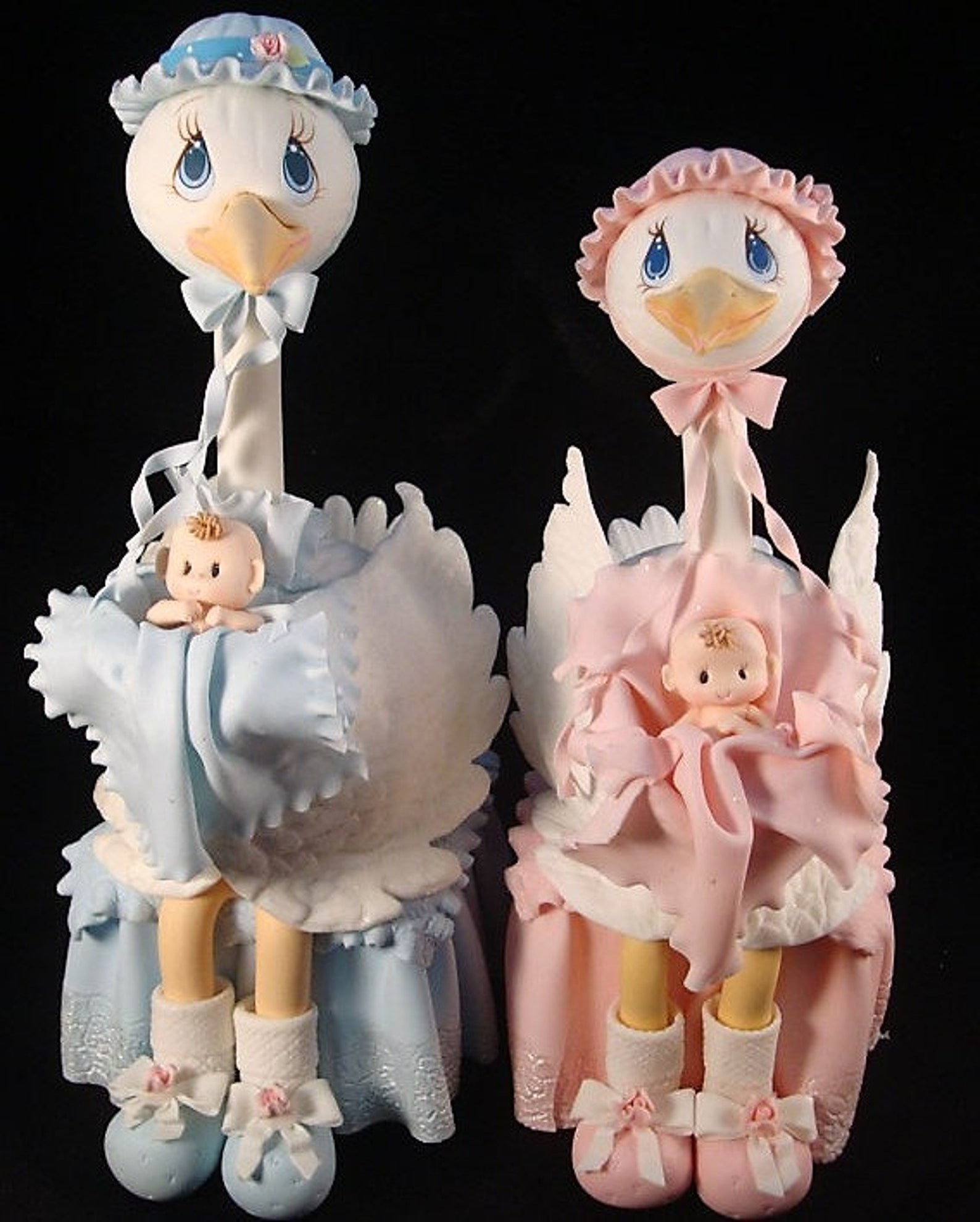 BABY SHOWER Cake Topper Blue Stork Cake Topper Blue Stork - Etsy