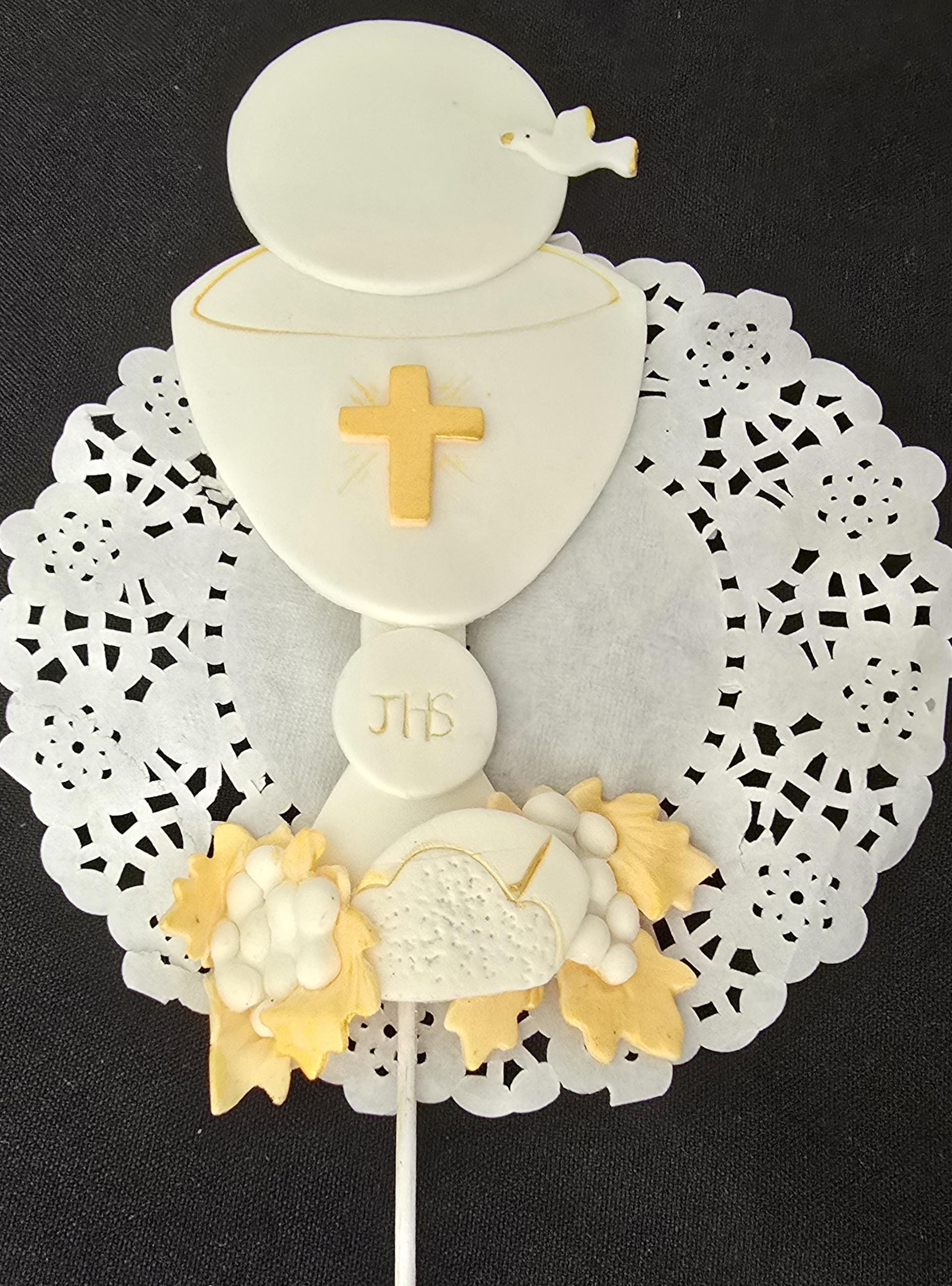 Rosary Cake Topper, First Communion Cake Topper, First Communion Favor ...
