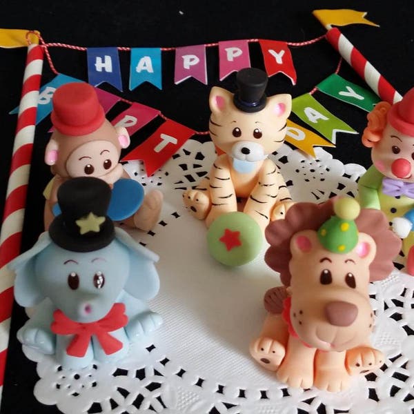 Clown Cake Toppers - Etsy
