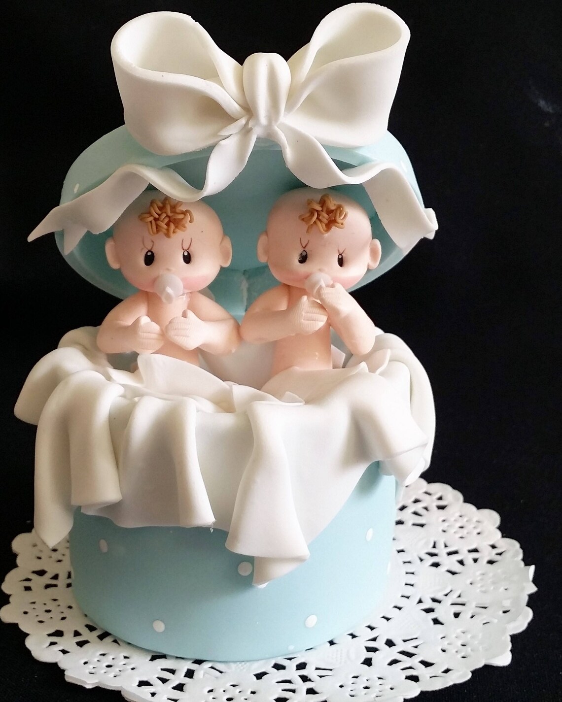 Twins Baby Shower Twin Girls Cake Topper Twins Baby Shower | Etsy