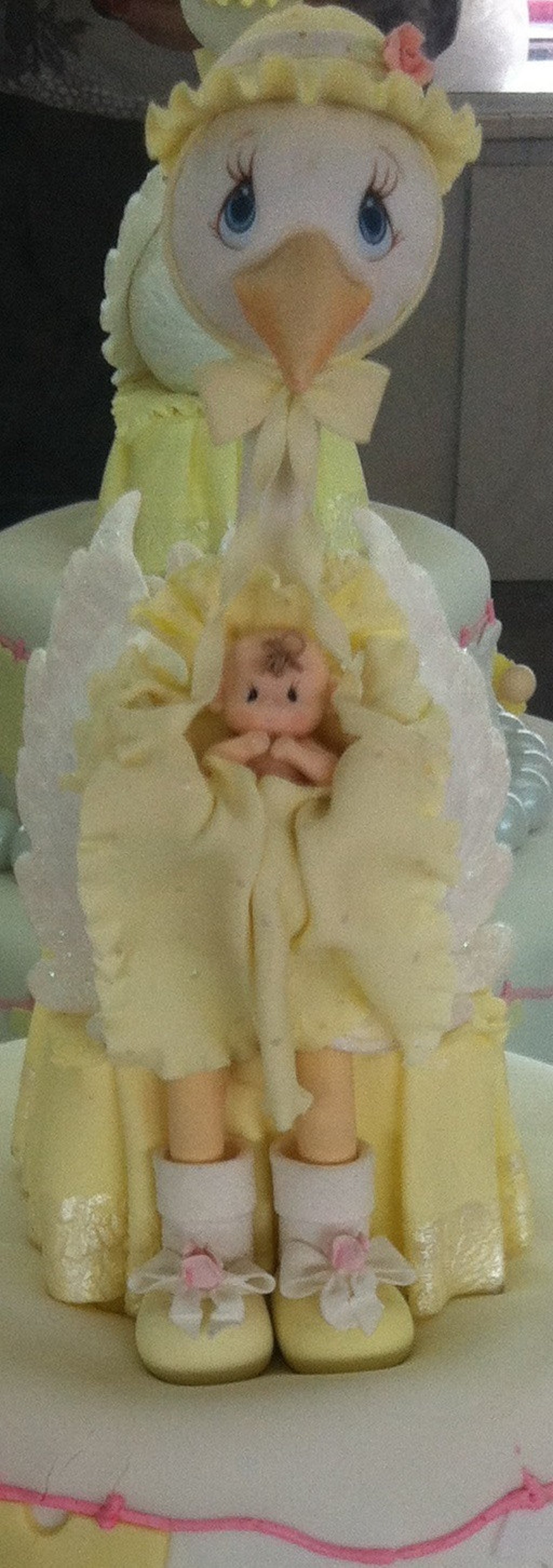 BABY SHOWER Cake Topper Blue Stork Cake Topper Blue Stork - Etsy