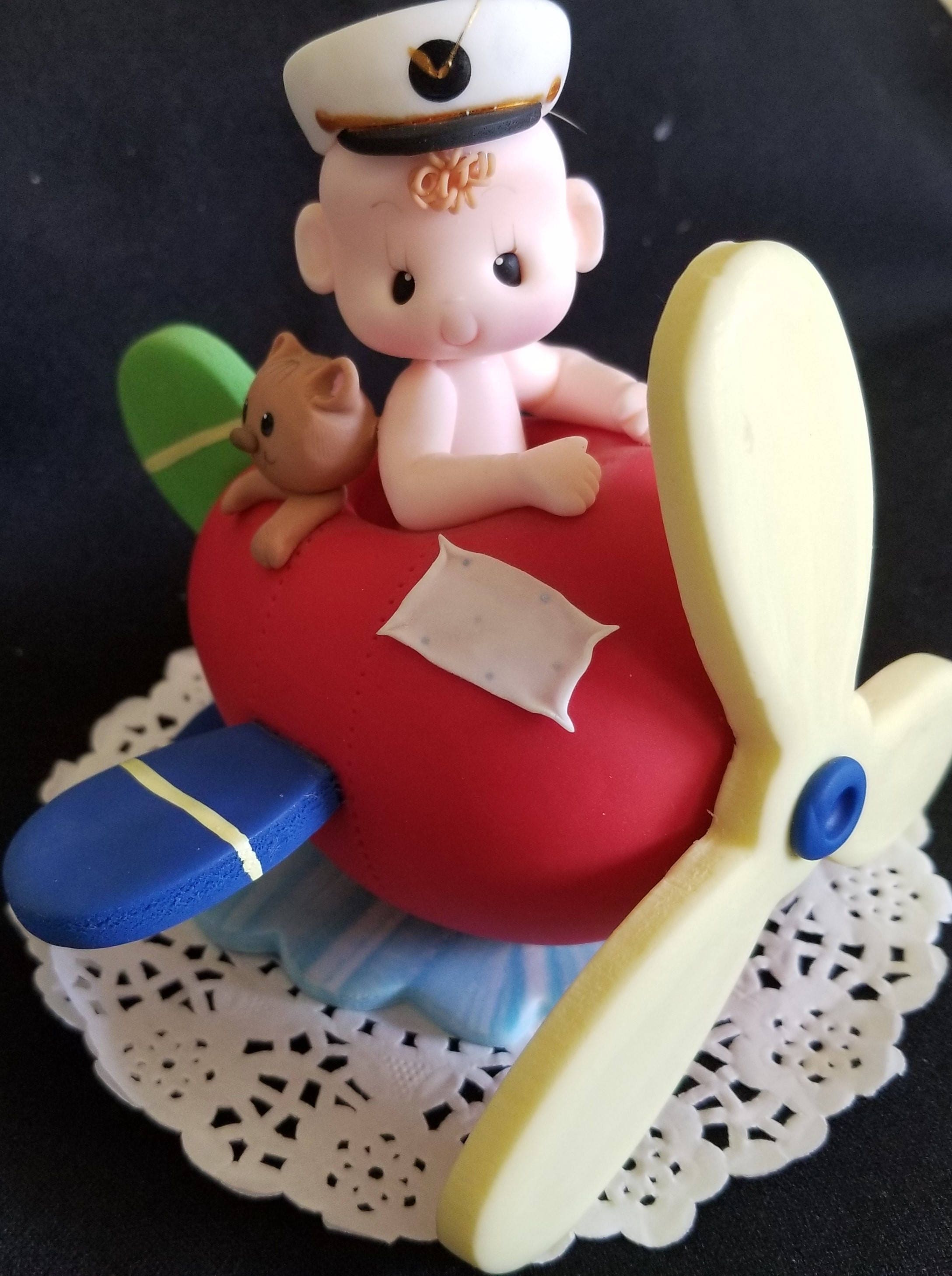 Airplane Cake Topper Plane Cake Topper Airplane Cake Topper Etsy