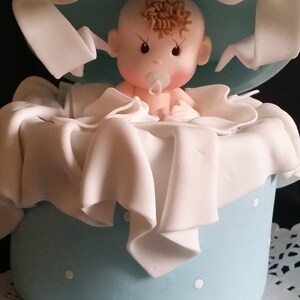 Baby Girl Cake Topper Baby Girl Surprise Box Cake Topper - Etsy