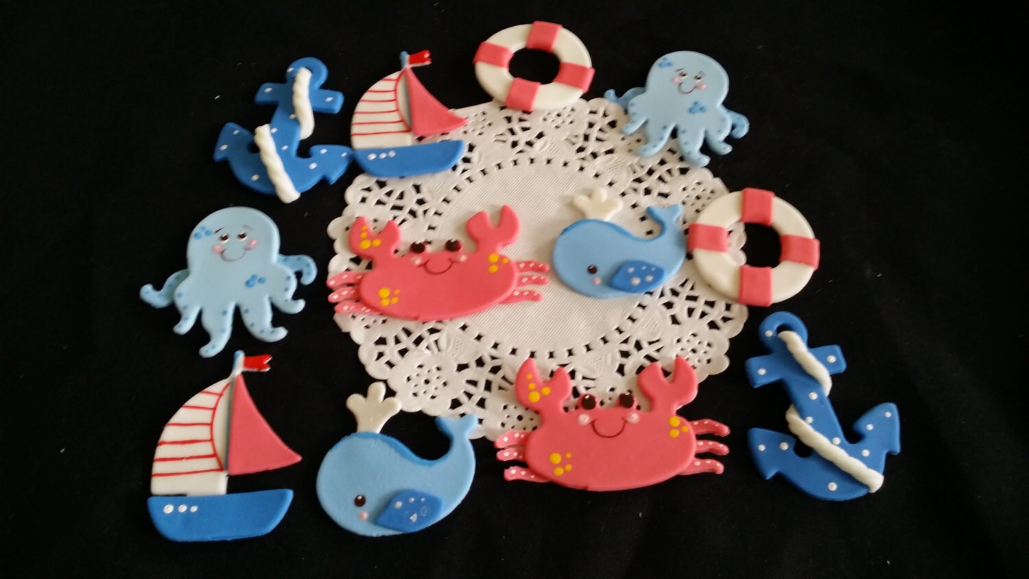 Nautical Cake Topper Nautical Baby Shower Nautical Favors | Etsy