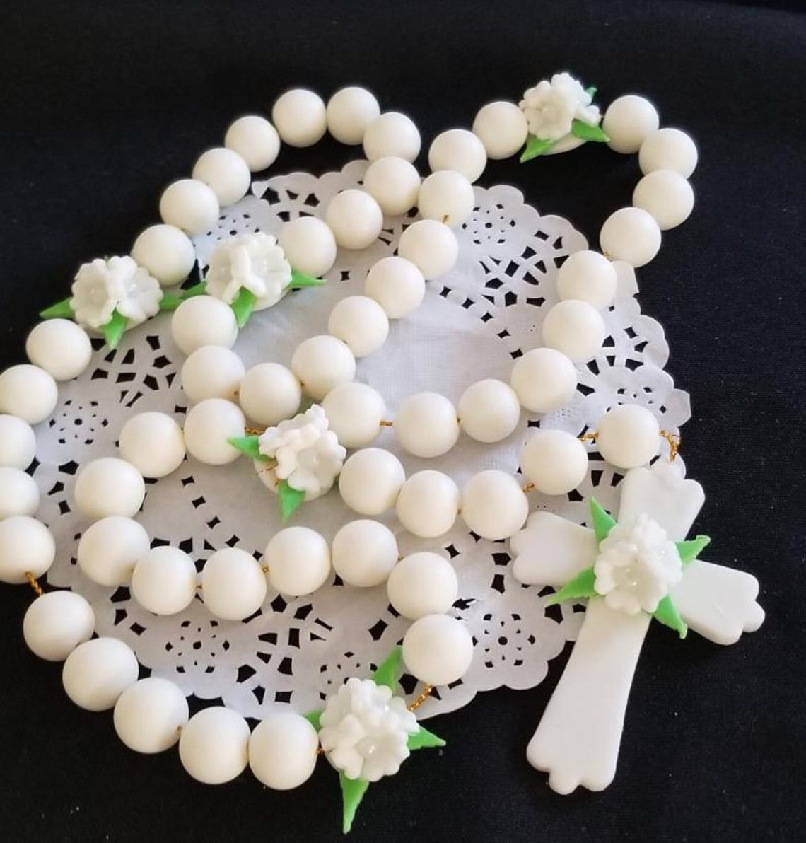 Rosary Cake Topper, First Communion Cake Topper, First Communion Favor ...