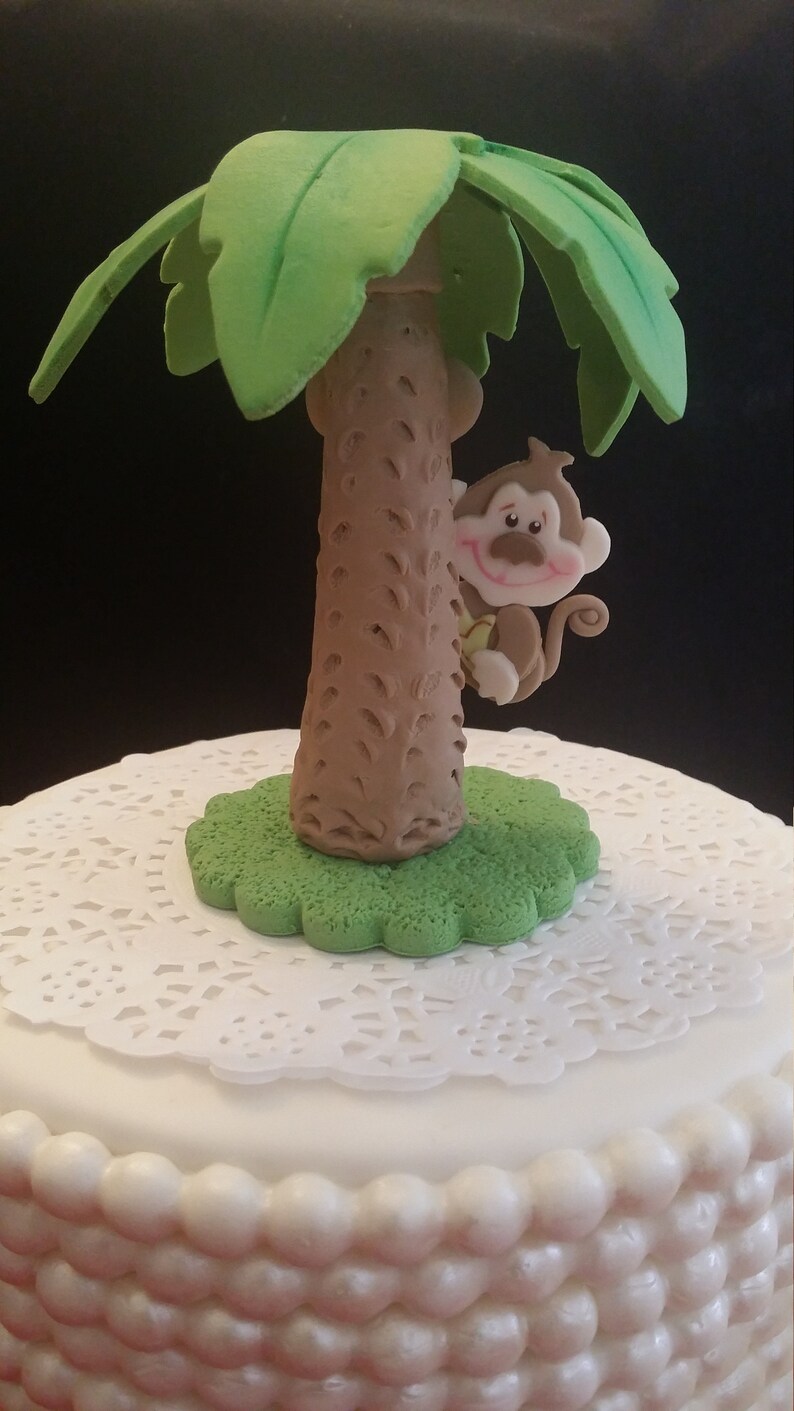Safari Birthday Decorations, Jungle, Safari Cake Toppers, Monkey Baby ...