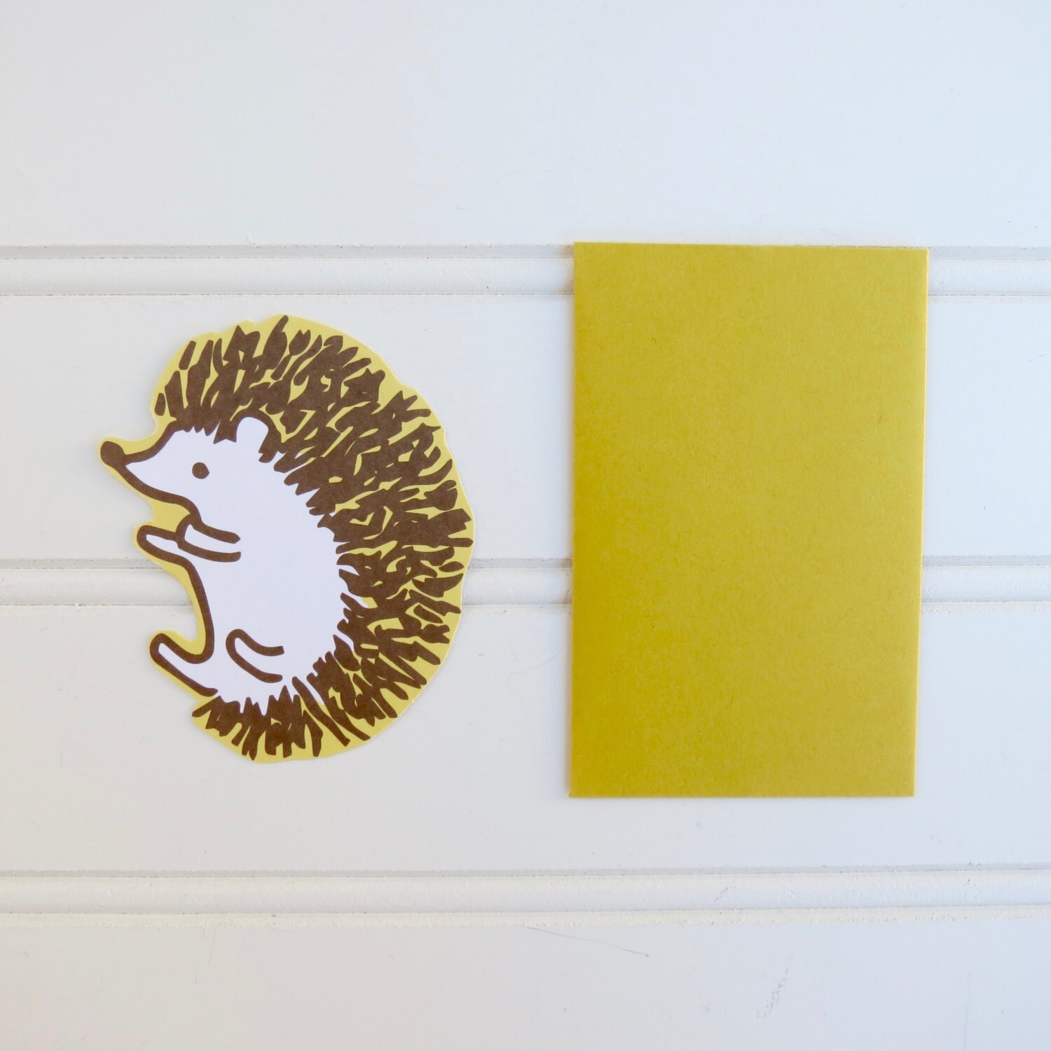 Hedgehog Card Gift Tag Hedgehog Gift Enclosure Mini Cards | Etsy