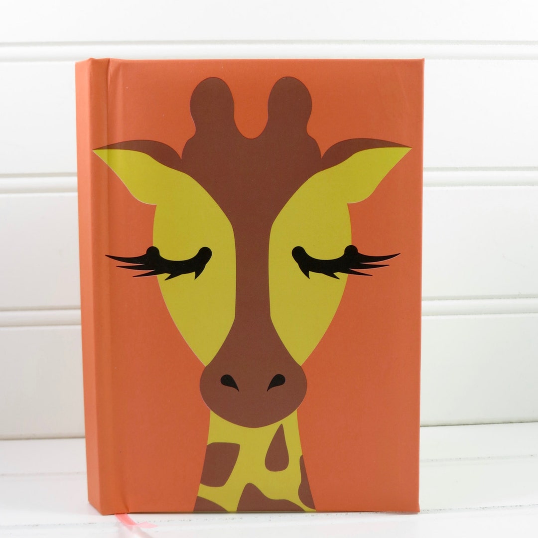 Giraffe Notebook, Giraffe Journal, Giraffe Gift, Mini Journal, Cute ...