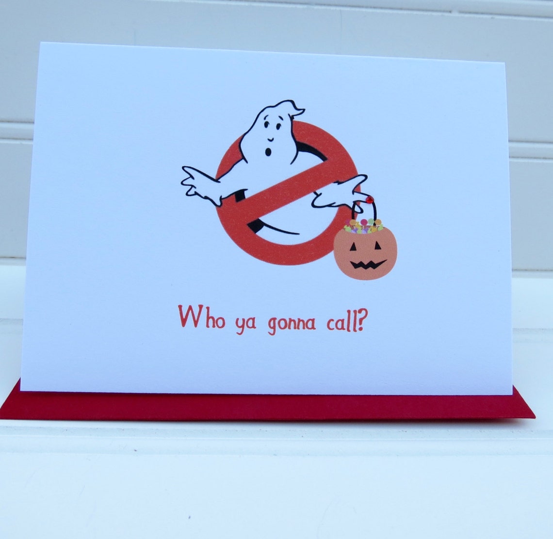 Ghostbusters Card Halloween Card Funny Halloween Card for - Etsy