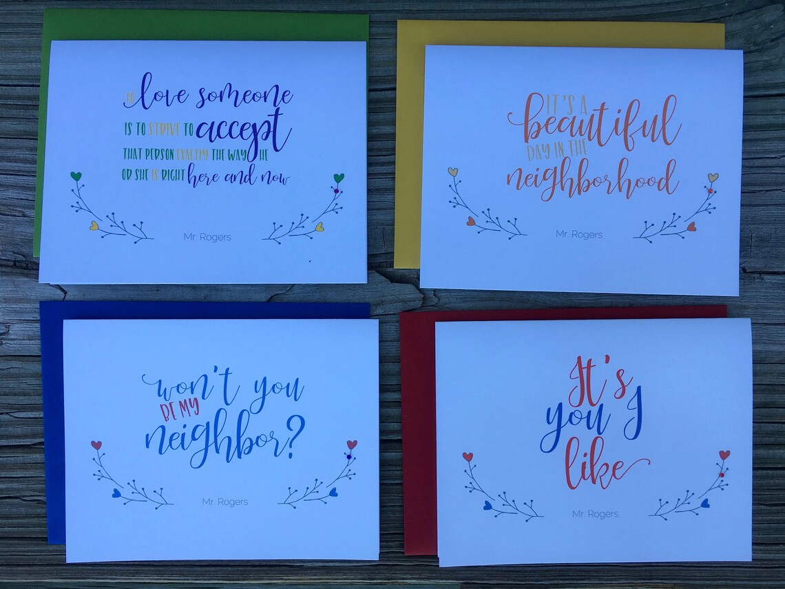 Mister Rogers Limited Edition Boxed Card Set Mr. Rogers | Etsy