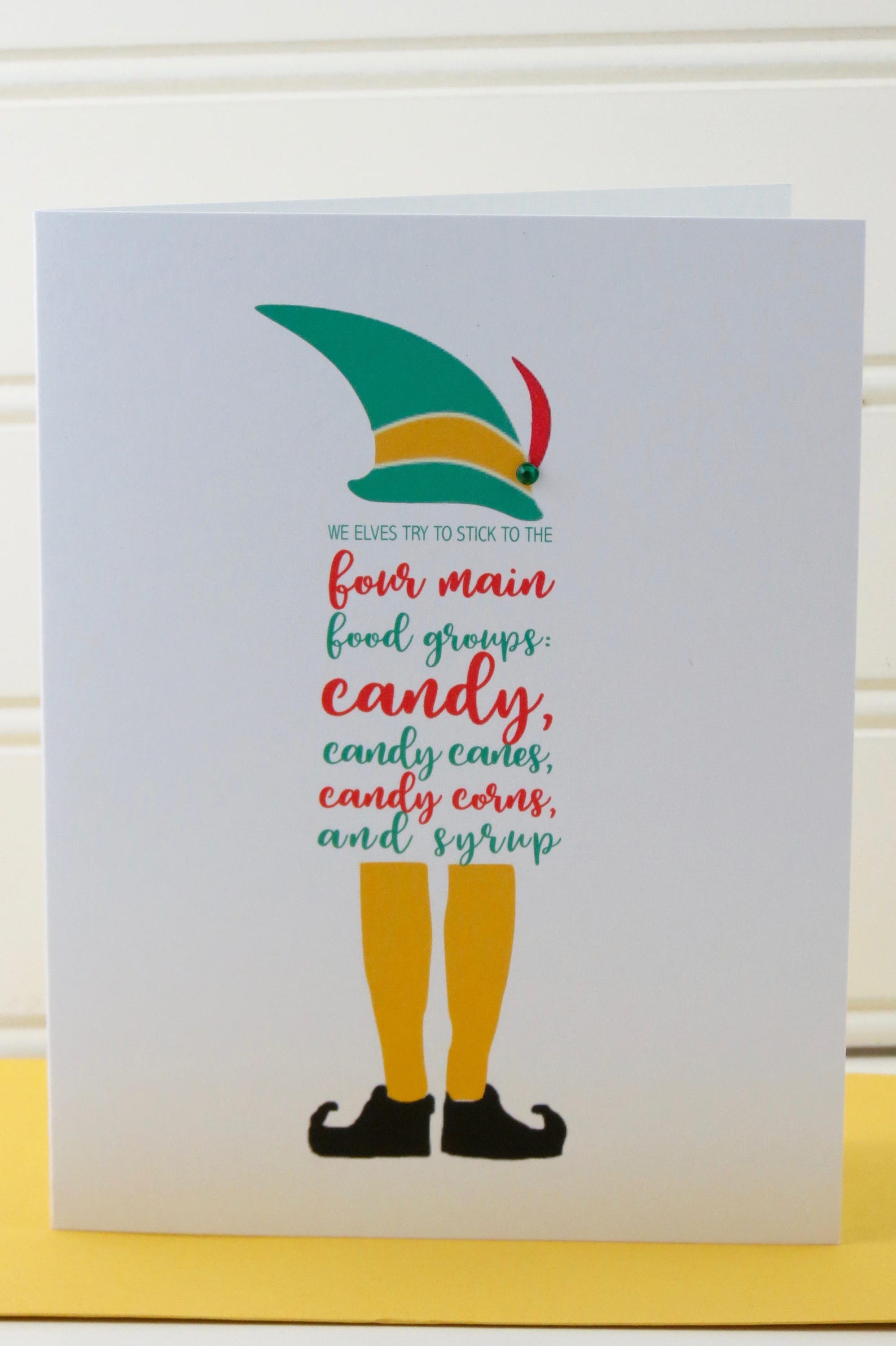 Buddy the Elf Cards Elf Christmas Cards Christmas Elf - Etsy