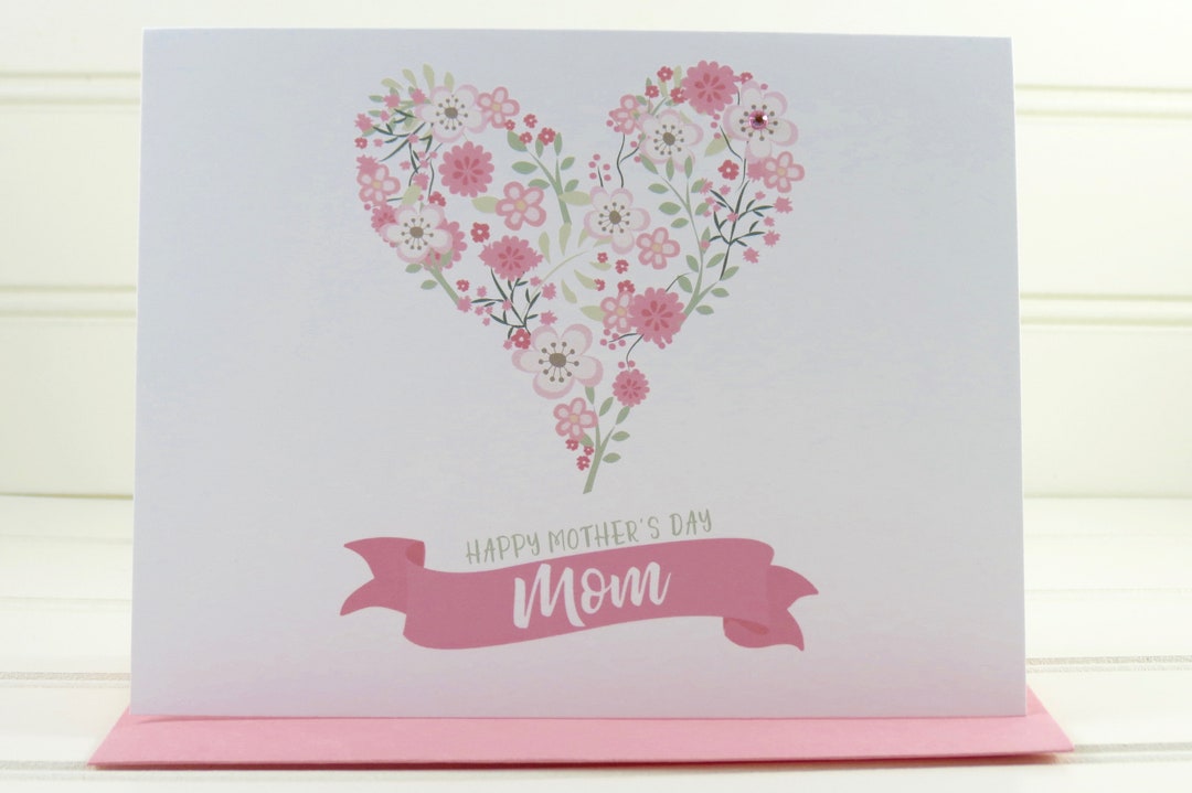 Mothers Day Card, Mothers Day Card, Custom Card for Mother, Mom ...