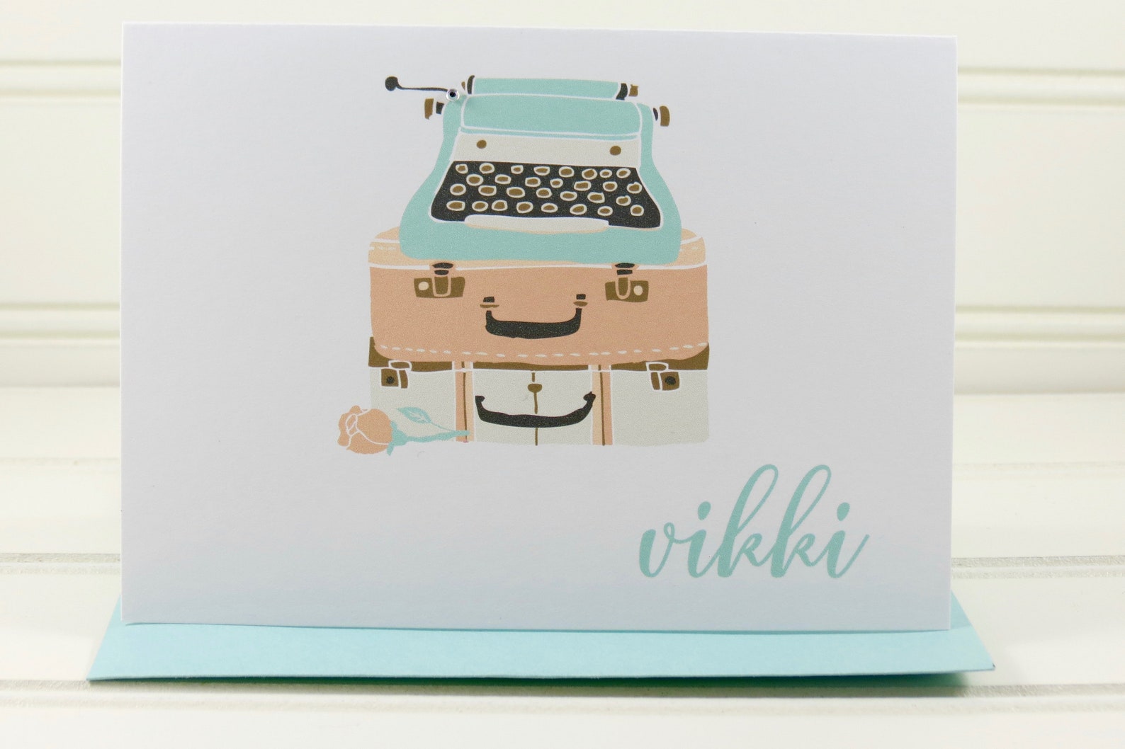 Typewriter Cards Personalized Name Cards Typewriter Note - Etsy