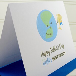 Happy Father's Day Card, World's Best Daddy, Fathers Day Card, Card for ...