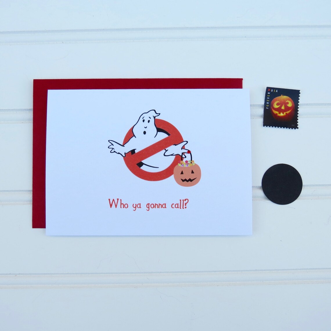 Ghostbusters Card Halloween Card Funny Halloween Card for - Etsy
