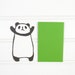 Panda Card Mini Gift Tag Panda Gift Enclosure Mini Cards - Etsy