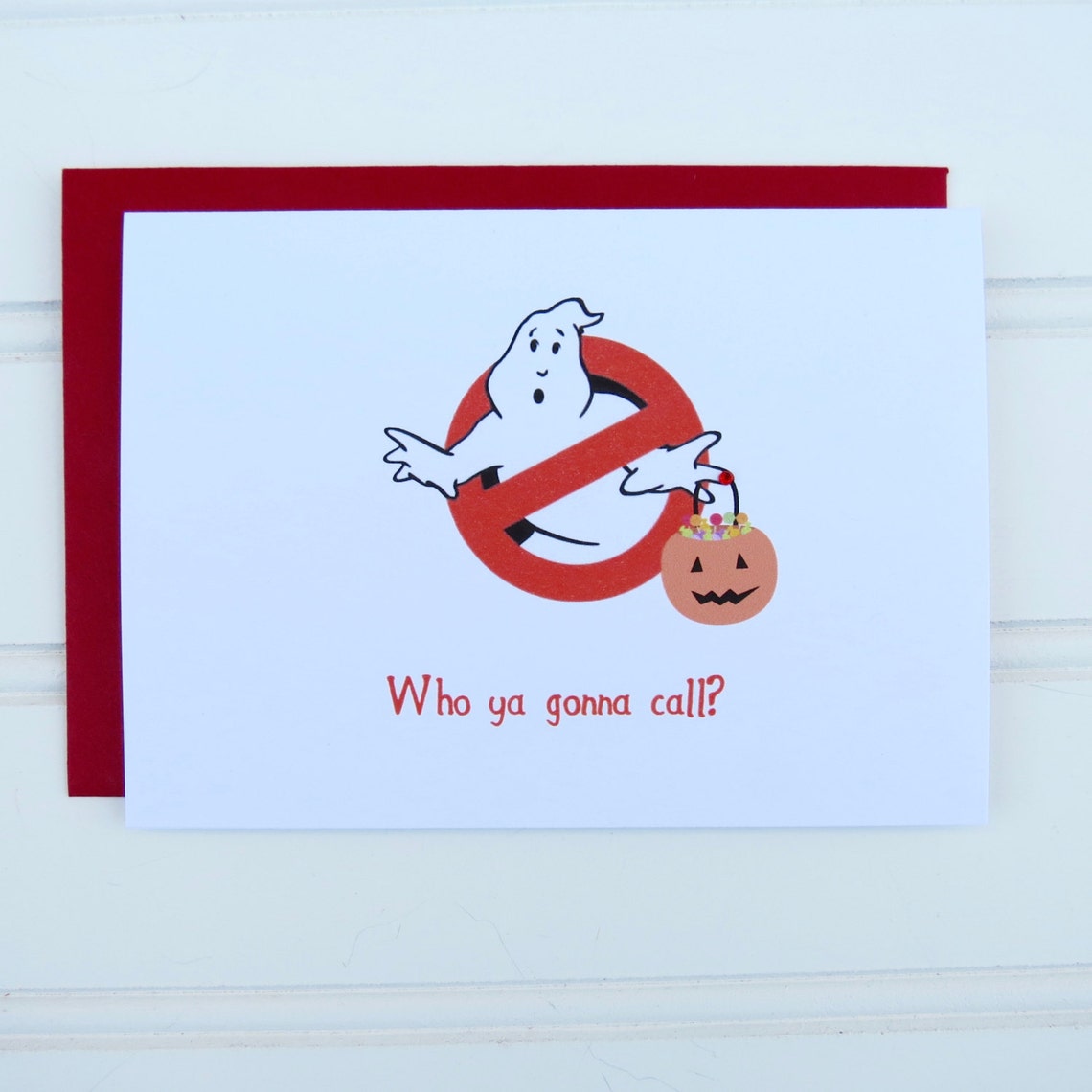 Ghostbusters Card Halloween Card Funny Halloween Card for - Etsy