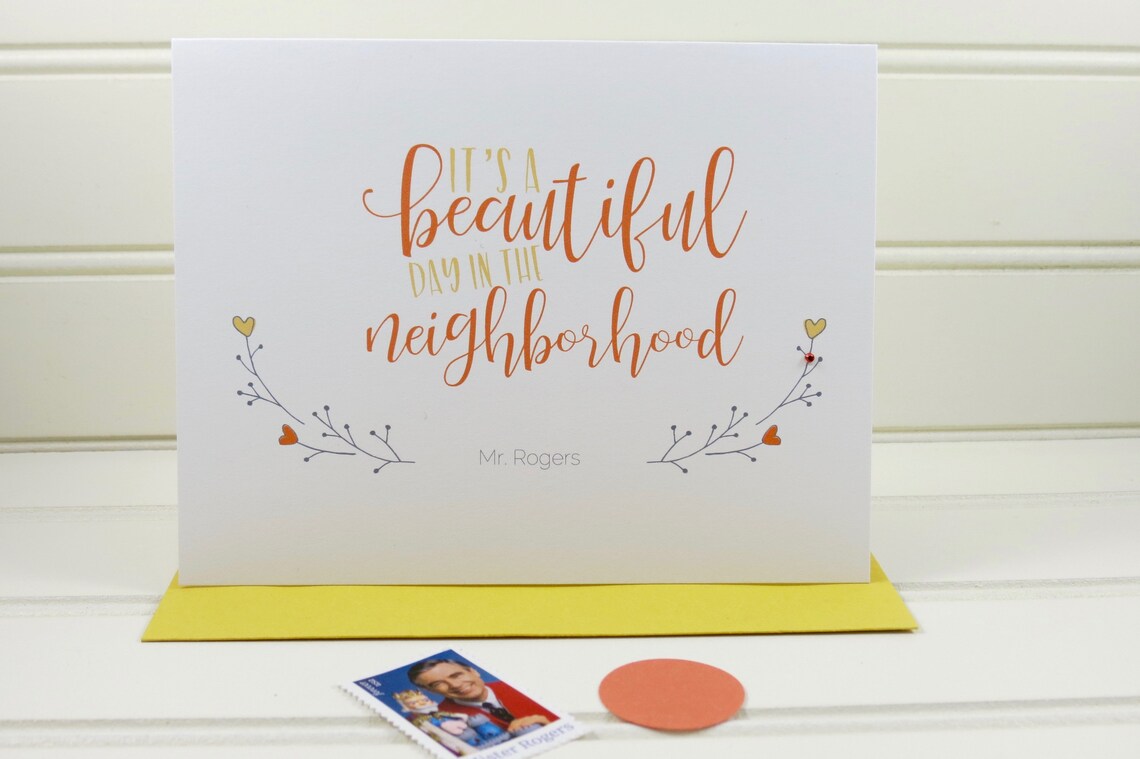 Mister Rogers Card Mr. Rogers Quote Fred Rogers It's a | Etsy