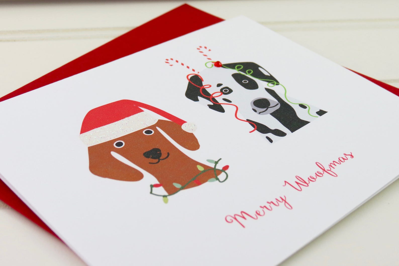 Dog Christmas Card Funny Christmas Card Card for Dog Owner - Etsy