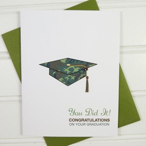 Military Graduation Card, Custom Card, for the Graduate, Army, Navy ...