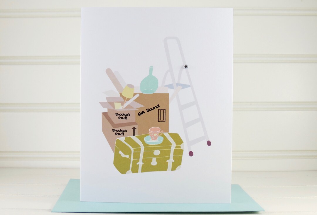 Personalized New Home Card, Moving Card, New House Card, New Apartment ...